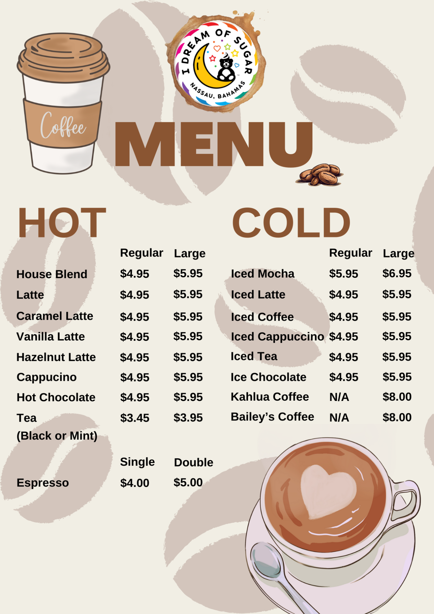 Menus | I Dream of Sugar